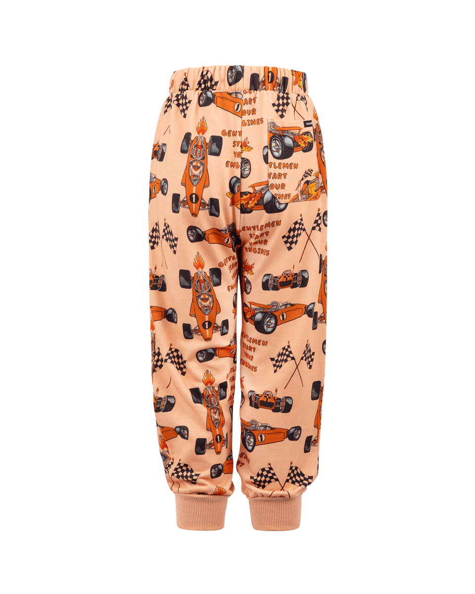 START YOUR ENGINES TRACK PANTS | ALL OVER CAR PRINT
